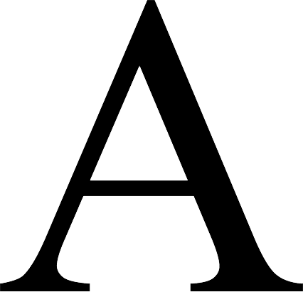 Letter A PNG