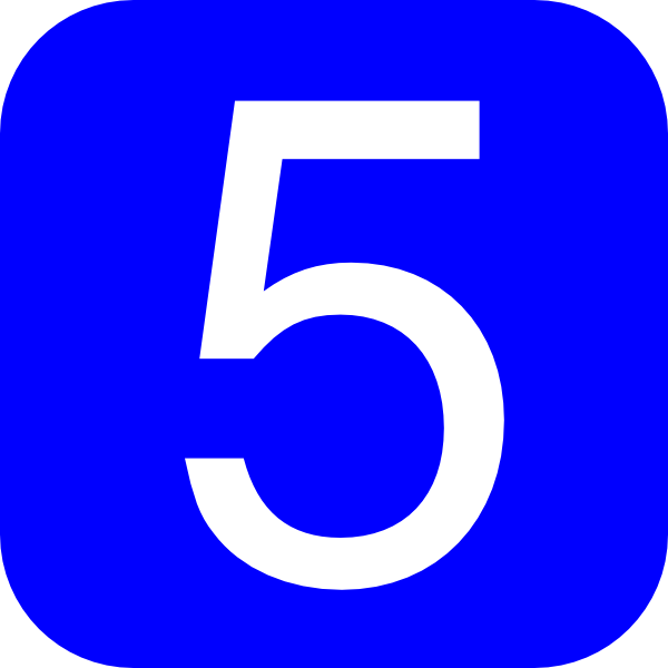 Number 5 PNG