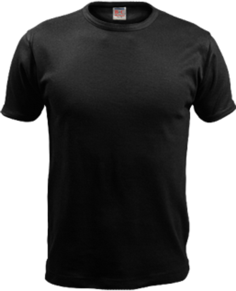 Black T shirt PNG Image