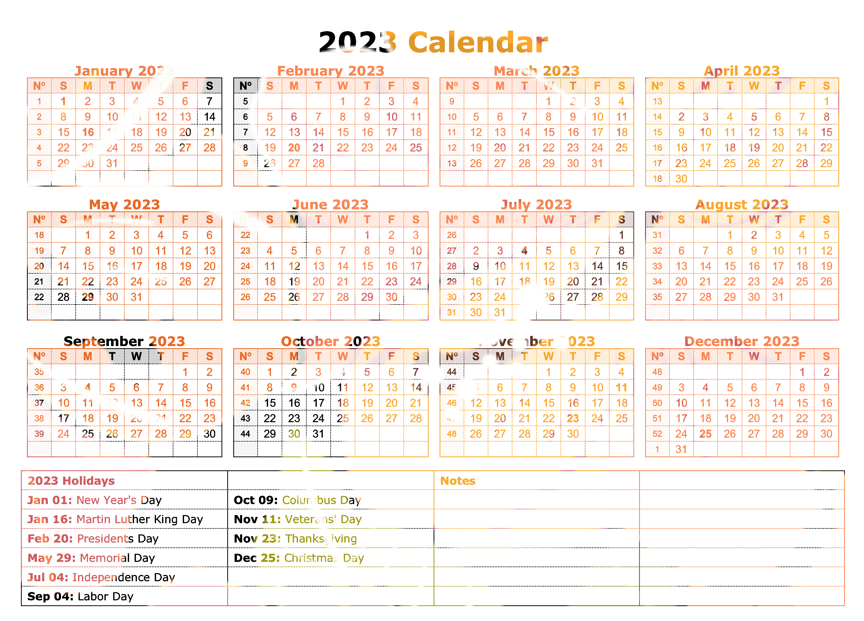 Kpmg Holiday Calendar 2023 Printable Calendar 2023