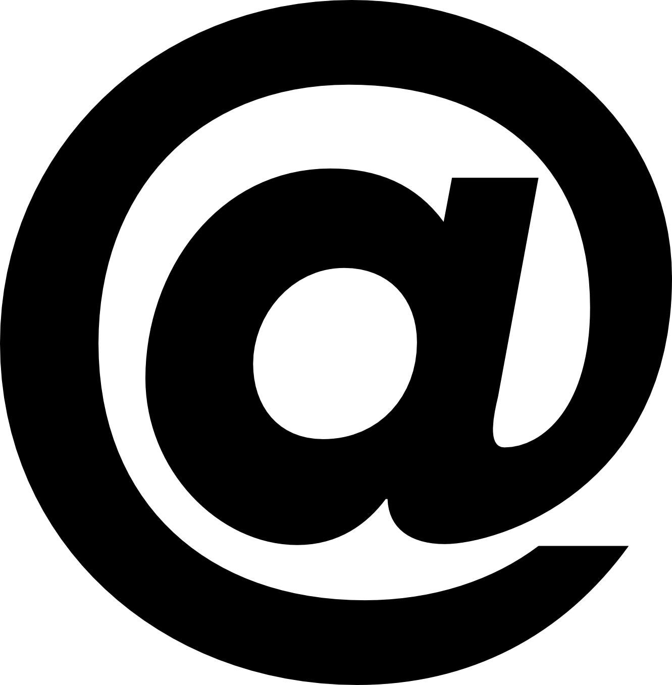 At Sign PNG