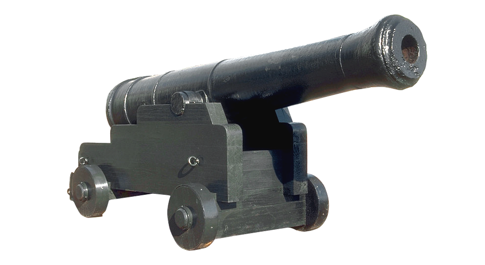 Cannon PNG transparent image download, size: 960x525px