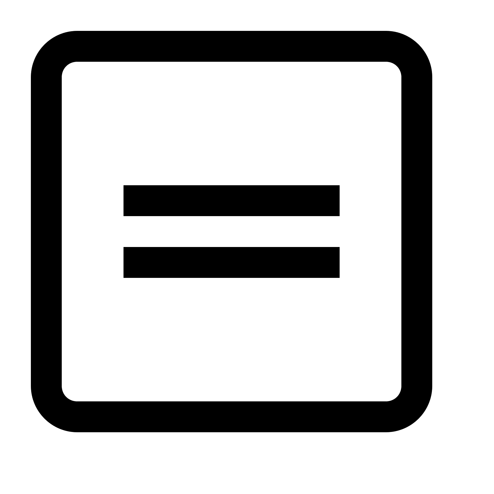 Equals PNG Transparent Image Download Size 1600x1600px