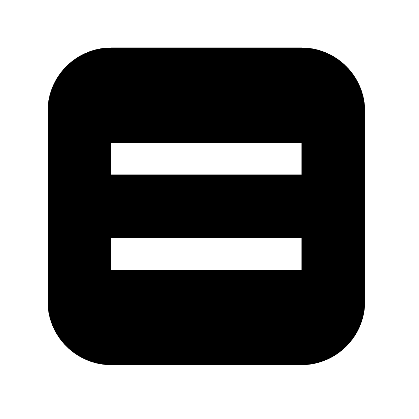 Equals PNG Transparent Image Download Size 1600x1600px