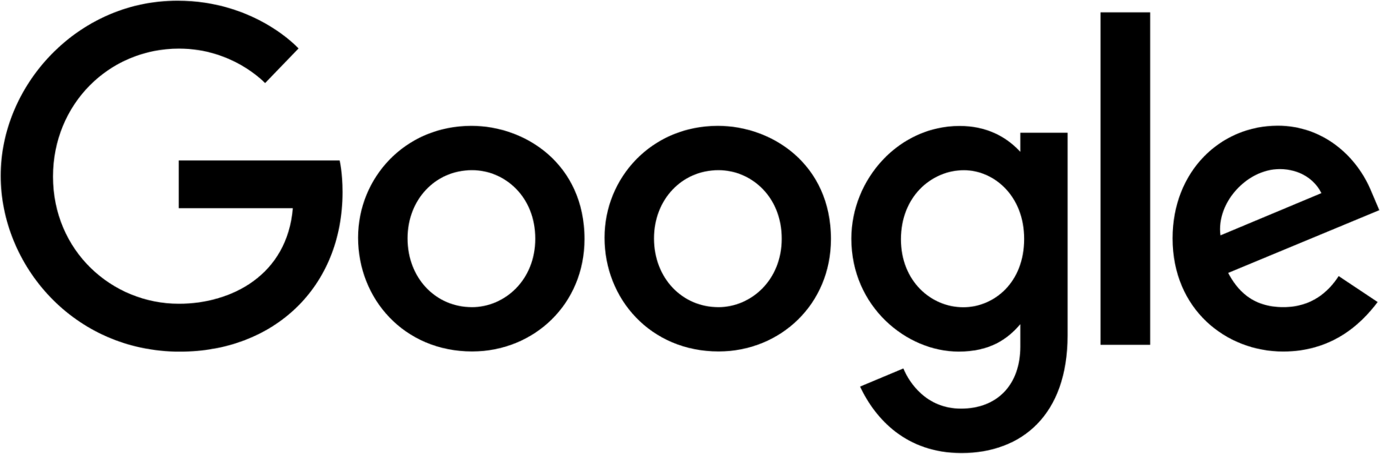 Google Black Logo PNG