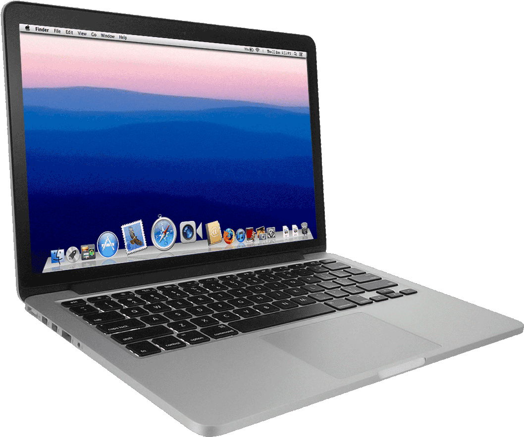 Laptop PNG Transparent Image Download Size 1058x884px