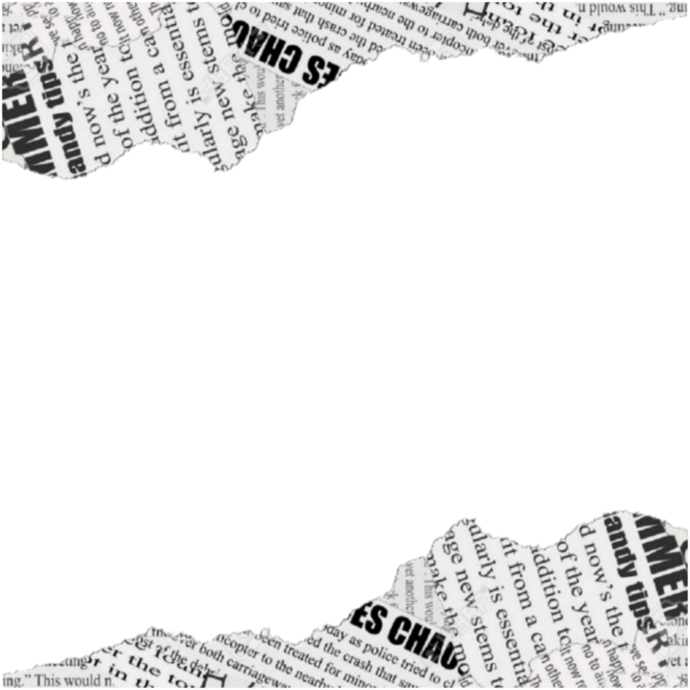 Newspaper 2 Pieces PNG Transparent Image Download Size 2289x2289px