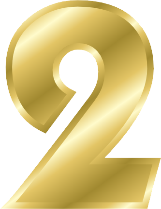 Number 2 PNG transparent image download, size: 333x430px