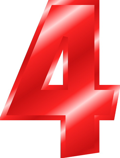 Number 4 PNG