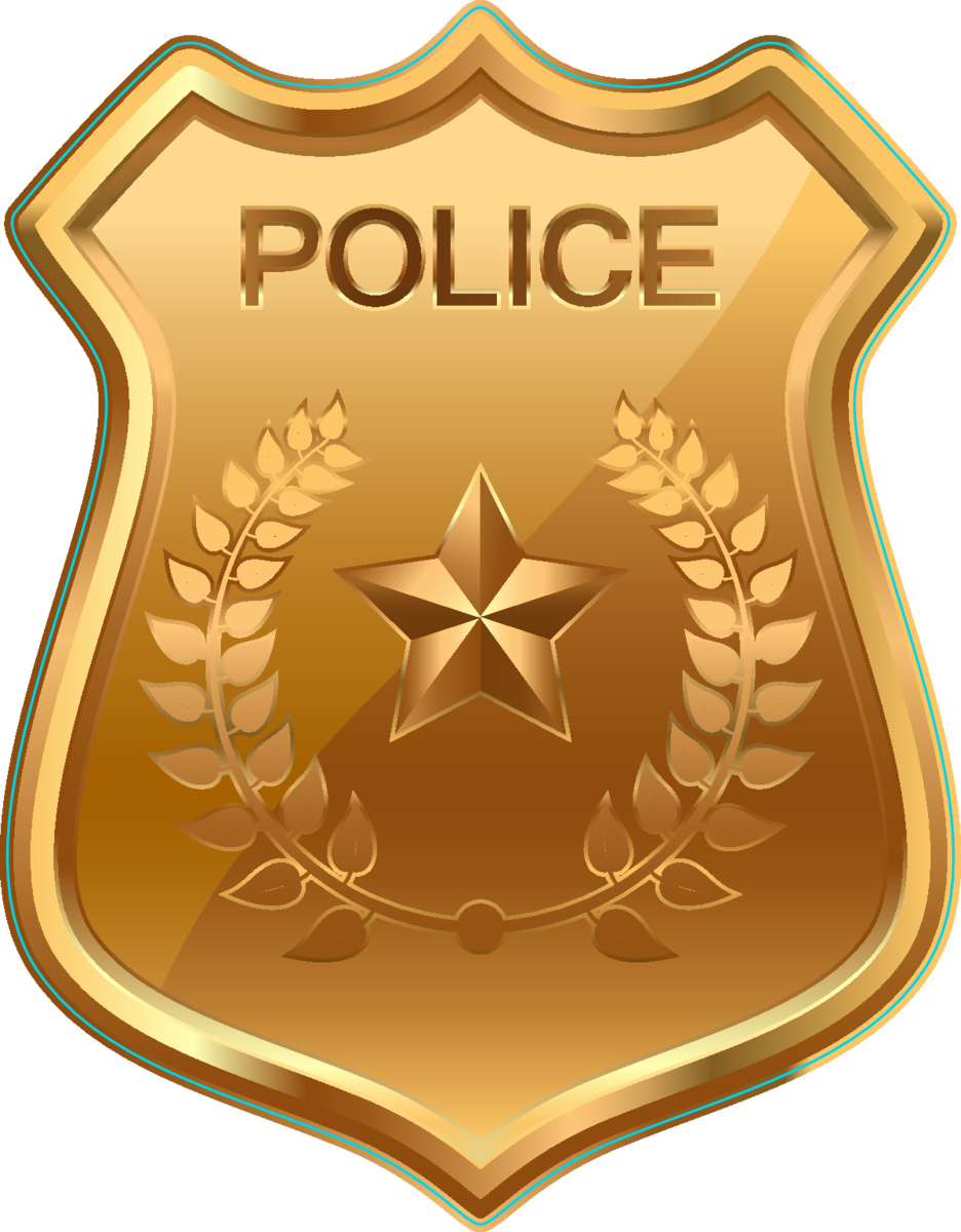 Police Badge PNG Transparent Image Download Size 936x1200px