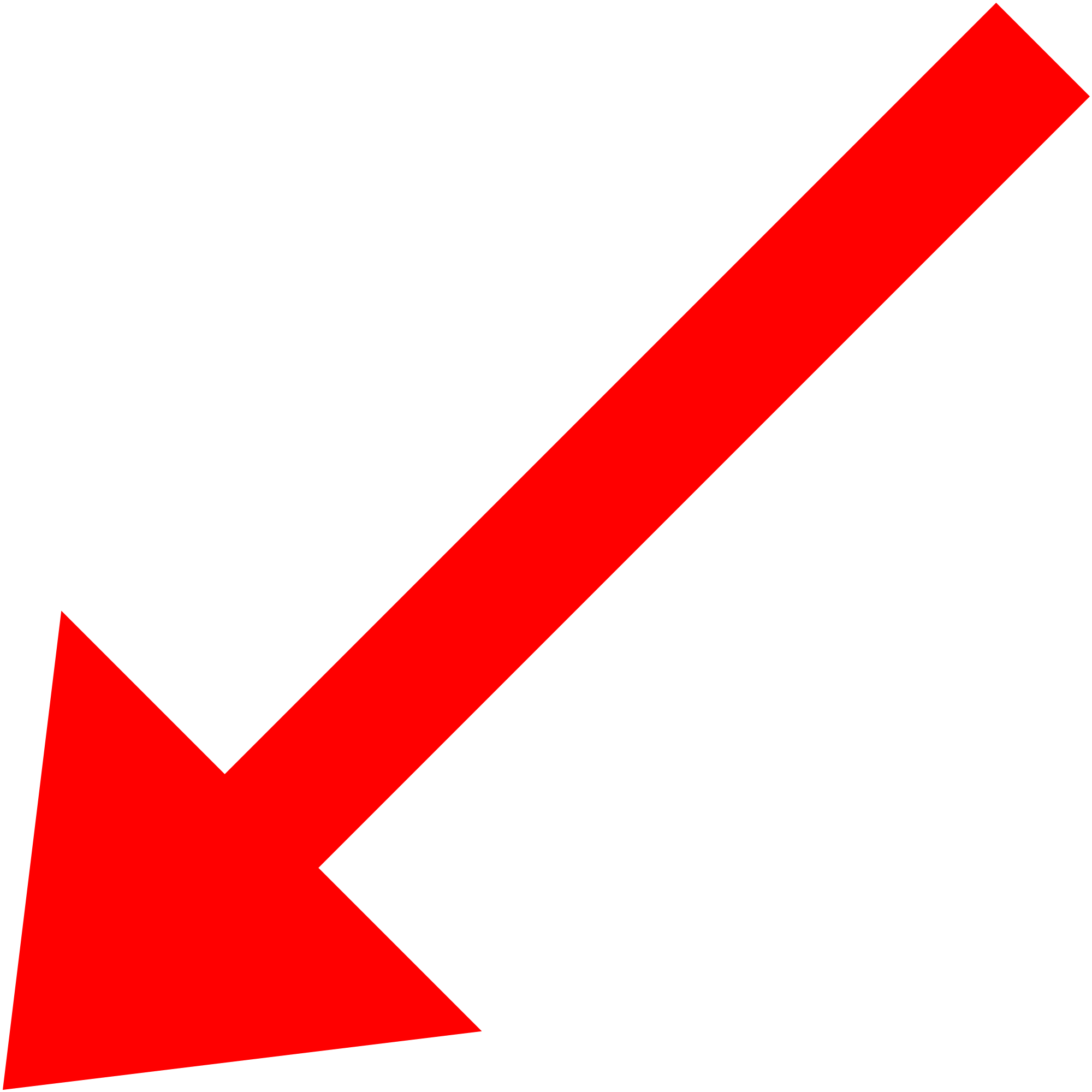 Red Arrow PNG Transparent Image Download Size 2000x2000px