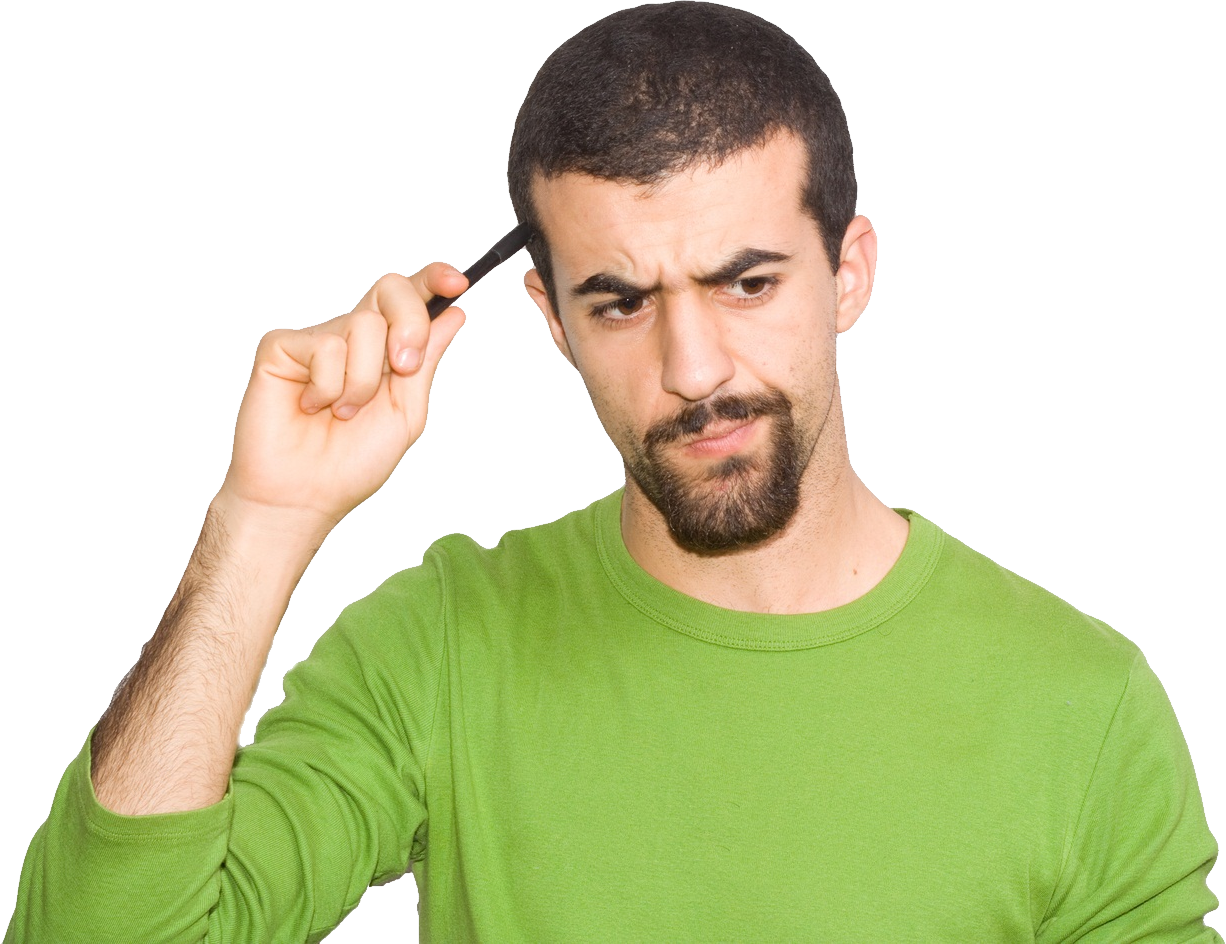 Thinking Man PNG
