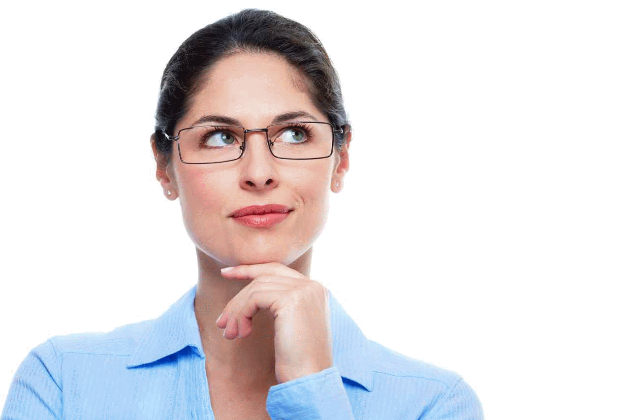 Thinking Woman PNG
